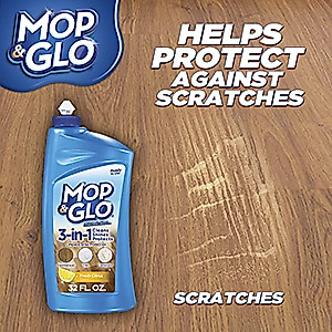 Mop & Glo Multi-Surface Floor Cleaner, 32 Ounce (Pack of 4)