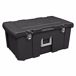 Sterilite 18429001 Footlocker, Black, 1-Pack