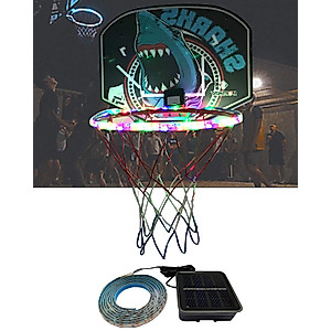 iGREATWALL Waterproof Basketball Hoop Light Motion Sensor LED Basketball Rim Lights