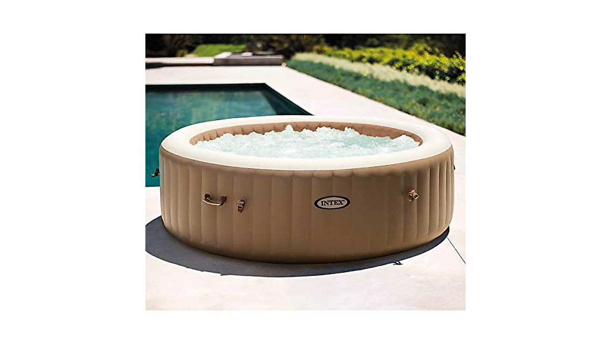 Intex PureSpa Bubble Massage Inflatable Spa for 6 - Easy Setup & Relaxation