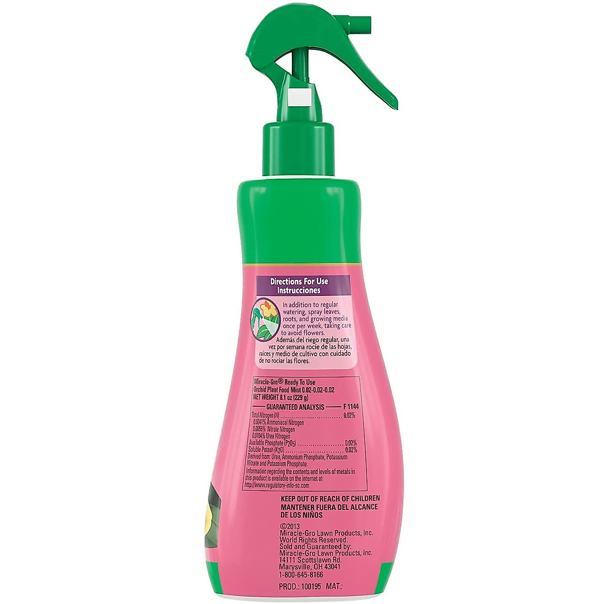 Miracle-Gro Orchid Plant Food Mist Rtu4