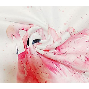 JALIBEI Pink Flamingos Hand Towels 13.6 X 29' for Household Daily Use | Home Decoration | Carry-On Hotel Gym Spa