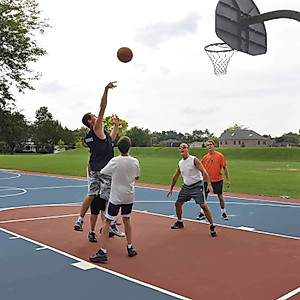 Basketball Net 2 PCS Heavy Duty All Weather Basketball Nets Replacement Backboard Accessories for Standard Rim Hoop Outdoor Indoor (White)