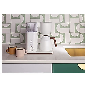 Café Specialty Drip Coffee Maker | 10-Cup Insulated Thermal Carafe | WiFi Enabled Voice-to-Brew Technology | Smart Home Kitchen Essientials | SCA Certified, Barista-Quality Brew | Matte White (Renewed)