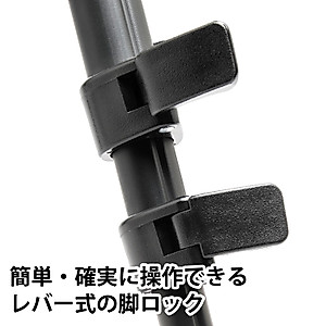 Slik 106518 Sprint Pro II 3-Way BK N 4 Tier Tripod, Travel Tripod