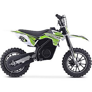 MotoTec 24v 500w Gazella Electric Dirt Bike Green