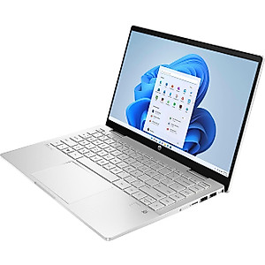 2022 HP Pavilion x360 2-in-1 14" Touchscreen Laptop, 12th Gen Intel 10-Core i5-1235U, Intel Iris Xe Graphics, 8GB DDR4 RAM, 512GB PCIE SSD, Fingerprint, Backlit KB, Stylus Pen, Win 11 Home, Silver