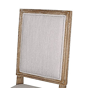 Christopher Knight Home Regina Dining Chair, Light Gray + Natural