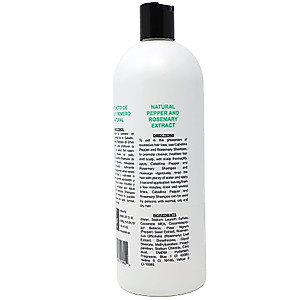 Cabellina Chile con Romero Shampoo, Cleans and Refresh, 32 FL OZ, Bottle,Green