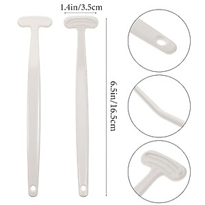 6 Pack Tongue Scraper, Plastic Tongue Cleaner Brush for Adults Tongue Scrubber for Better Breath Dental Oral Care Supplies (6 Pcs Tongue Scraper)