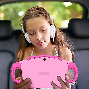 Kids Tablet 7" Tablet for Kids 64GB Toddler Tablet Kids Software Installed, Kids Android Learning Tablet with WiFi Case Dual Camera Parental Control for Toddlers Children Tablet YouTube Netflix