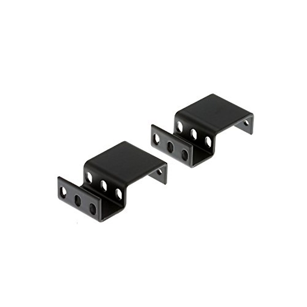 1RU (1 Rack Unit) Recessed Rack Adapter, 3" Recess or Extend from Face of Rack, Rail Depth Adapter, Extender, 25 lb (11 kg) Weight Capacity, for Computers, Servers or Network Equipment