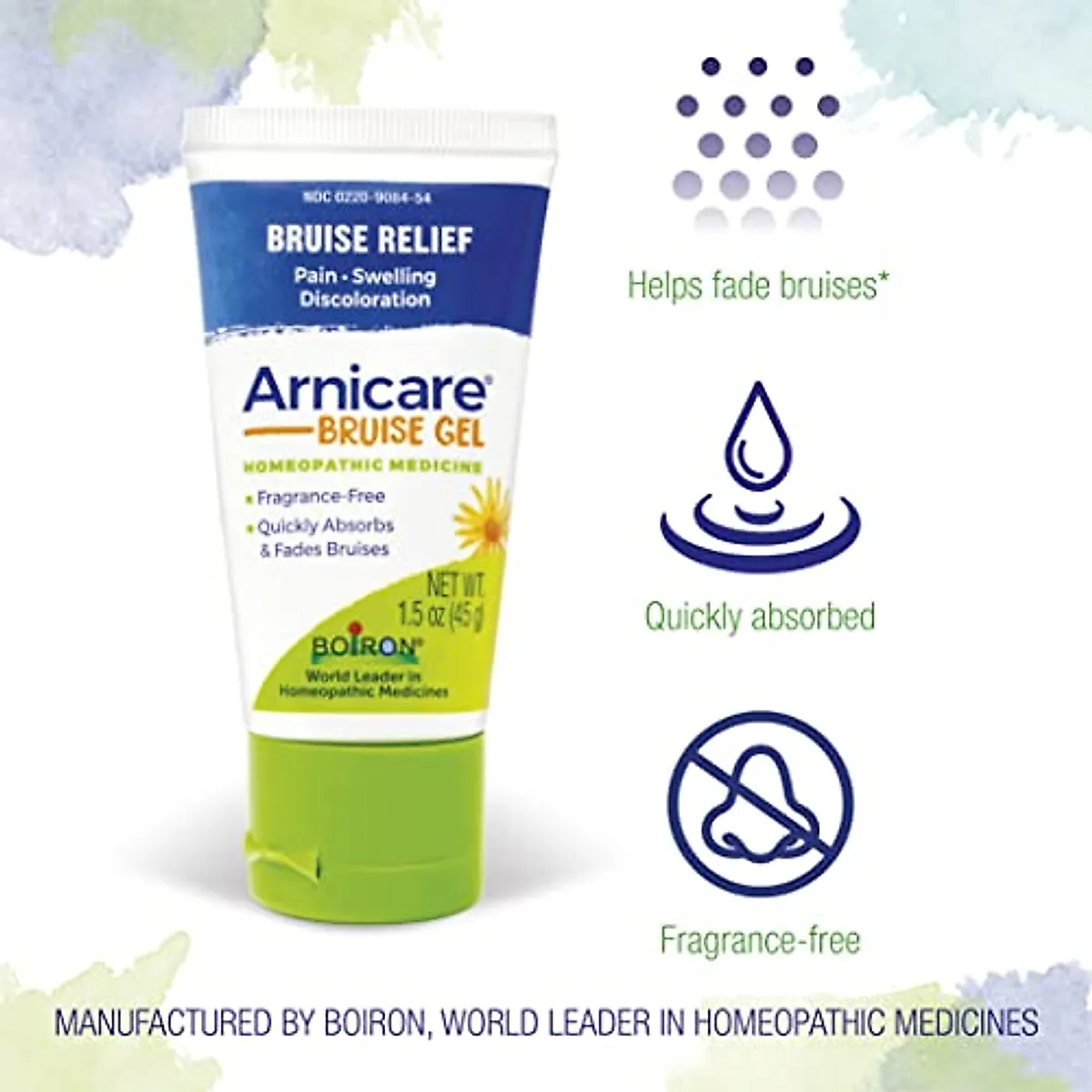 Boiron Arnicare Bruise Gel for Pain Relief from Bruising and Swelling or Discoloration from Injury - 1.5 oz
