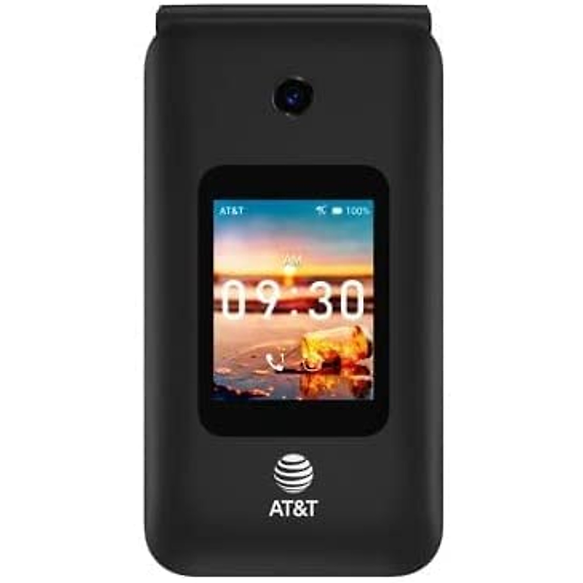 H2O Wireless H2O WIRELESS PREPAID CINGULAR SMARTFLIP 4 U102AA 4G LTE 2.8 Display 4GB SIM Included Black