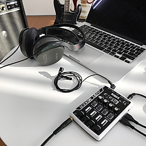 Maker Hart Just Mixer M 4 Channel Compact Microphone Mixer/2 Mic IN/2 Stereo IN/Mic Power/USB Audio IN&OUT