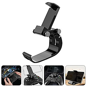 SOLUSTRE Controller Holder Controller Grips Controller Phone Stand with Holder Gamepad Mounted Conter Mount Cell Game Compatible Adjustable Bracket for Plastic Controller Holder Controller Grips