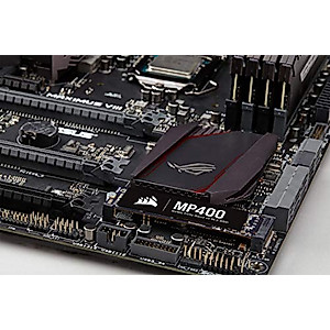 Corsair MP400 8TB M.2 NVMe PCIe x4 Gen3 SSD (Sequential Read Speeds of up to 3,480 MB/s, Write Speeds of up to 3,000 MB/s, High-Density 3D QLC NAND) Black