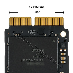 Odyson - 128GB SSD Replacement for Apple MacBook Air 11" A1465 (Early 2015)