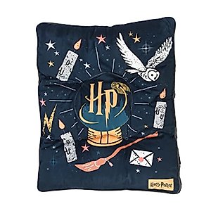 Harry Potter Spells & Charms Bed for Dogs | Durable Washable Dog Bed from, Spells & Charms Plush Washable Dog Bed | Soft and Plush Dog Bed, Dog Bed, One Size, (FF19689)