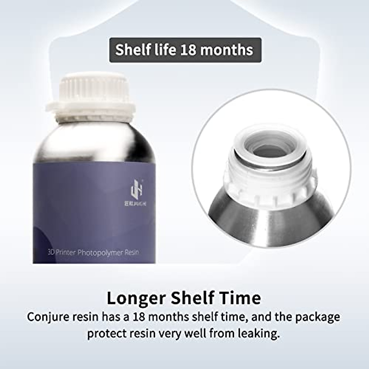 Chitu Systems Conjure Sculpt Resin,3D Printer Resin High-Detailed with Very Clear Detail Performance, Best-Resin for Miniatures and Display Pieces LCD 3D Printing (Grey,1000g)