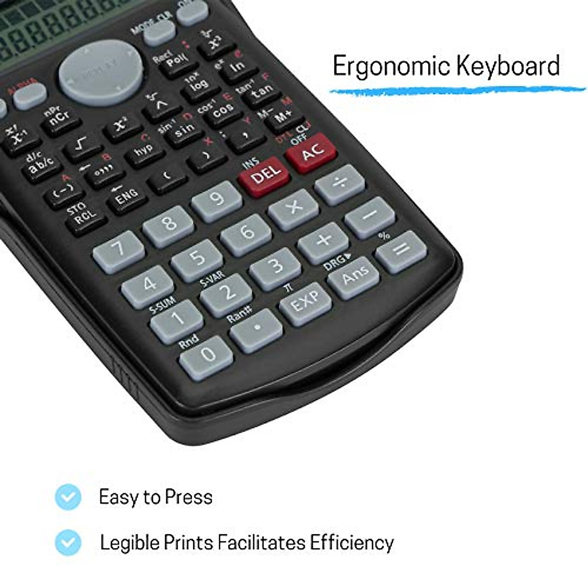 Mr. Pen- Scientific Calculator, 2 Line, Calculator Scientific, Fraction Calculator, Scientific Calculators, Statistic Calculator, Science Calculator, Chemistry Calculator, Calculator, Math Calculator
