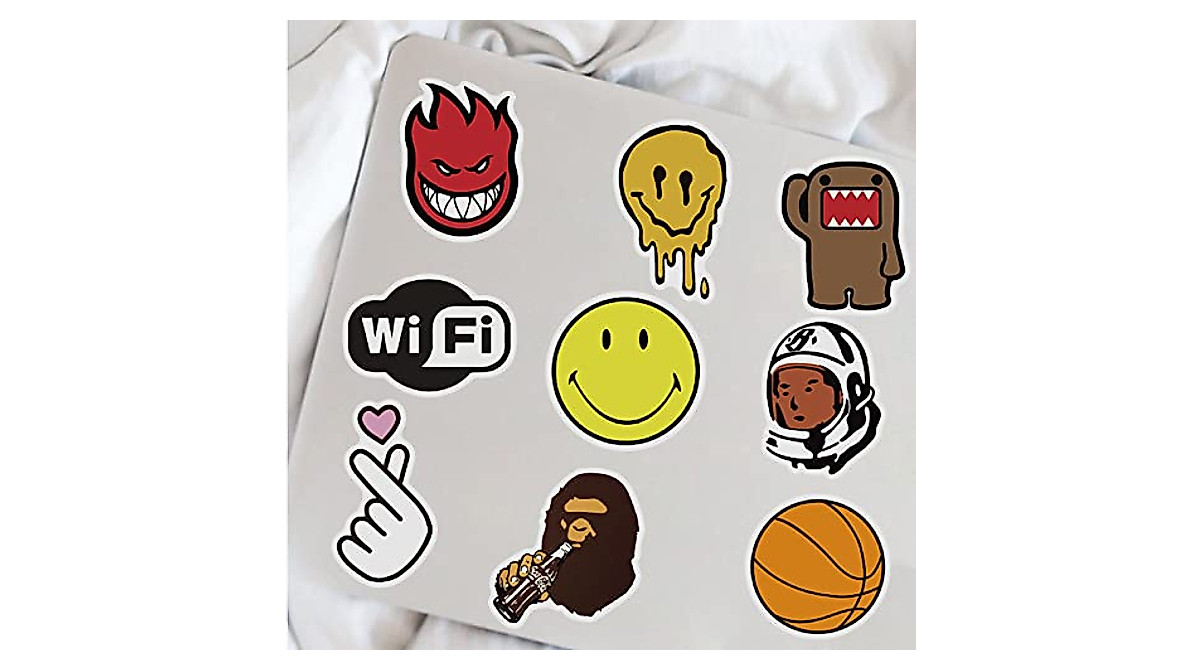 Cool Brand Stickers Pack - 101 Unique Decals