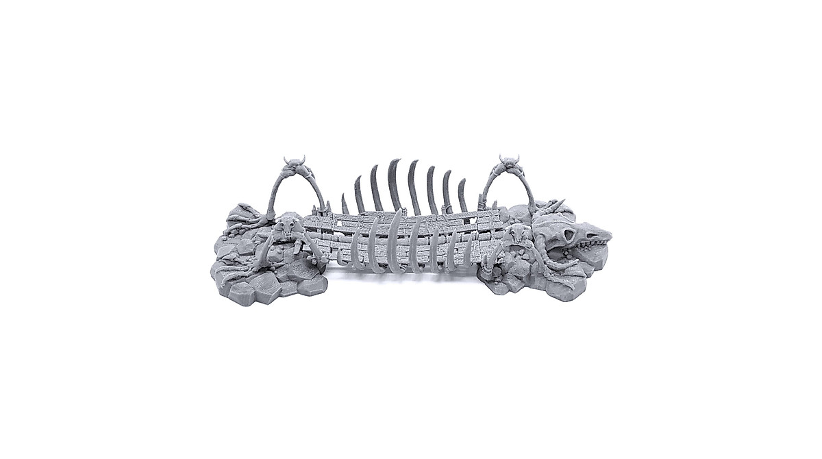 EnderToys Bone Bridge for 28mm Miniatures - 3D Printable Terrain