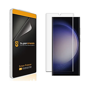 Supershieldz (2 Pack) Designed for Samsung (Galaxy S23 Ultra 5G) Screen Protector, High Definition Clear Shield (TPU)