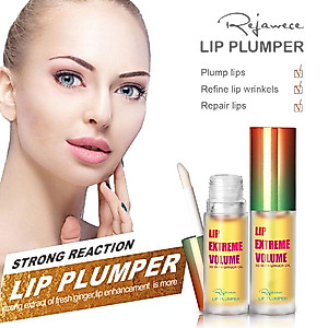 Rejawece Lip Plumper Lip Gloss Lip Plumping Balm Plumper Device Lipstick Treatment - Clear Lip Plump Gloss - Enhancer for Fuller & Hydrated Lips | Give Volume, Moisturize - Strong