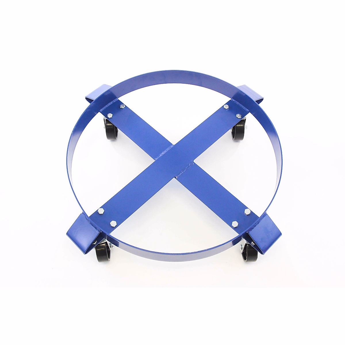 Heavy Duty - Swivel Caster Wheel - Drum Dolly 1000 Pound Capacity - 30 Gallon Steel Frame Non Tipping