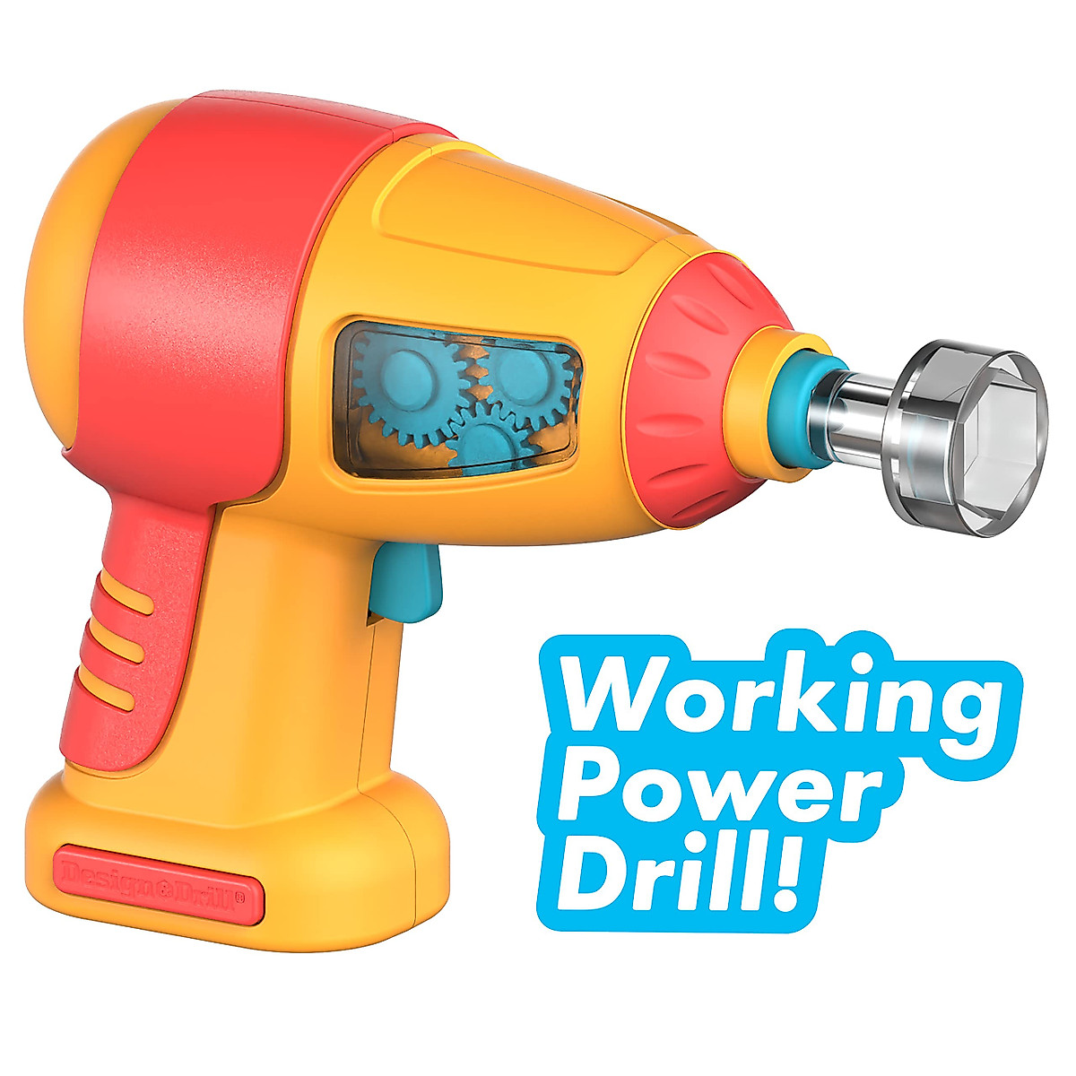 Educational Insights Design & Drill Bolt Buddies Helicopter Take Apart Toy with Electric Toy Drill, Preschool STEM Toy, Gift for Boys & Girls, Ages 3+