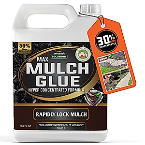 PetraTools Mulch Glue, Mulch Binder Glue, Small Gravel Binder, Landscape Adhesive, Small Gravel Stabilizer, Glue for Landscape, Small Pebble Glue, Landscape Lock (1 Gal)