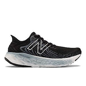 New Balance womens Fresh Foam 1080 V11 Running Shoe, Black/Thunder, 7.5 US