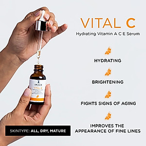 IMAGE Skincare, VITAL C Hydrating Vitamin A C E Serum, Brightening Complex, 1 fl oz