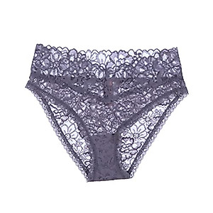 Victoria's Secret Panties Lacie High Leg Cheeky (Small, Dark Gray)