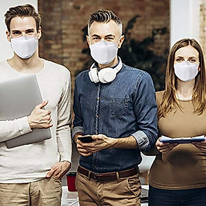 [25 Masks] ANYGUARD KF94 White Face Mask 5 Re-Sealable Packs of 5 | Made in Korea