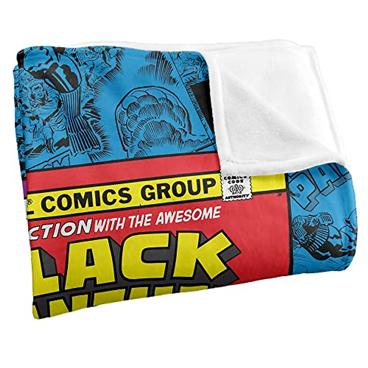 Black Panther Blanket, 36"x58" Black Panther No.7 Comic Cover Silky Touch Super Soft Throw Blanket