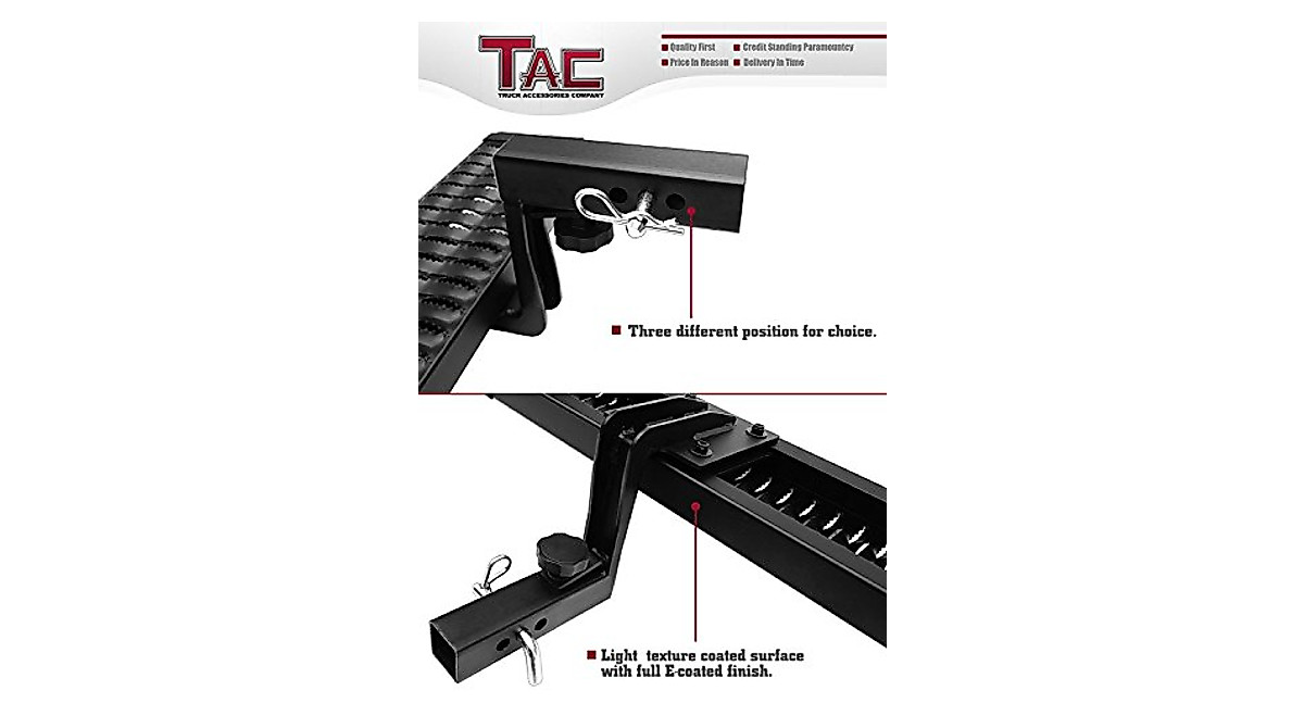 TAC Hitch Step - Perfect for 2" Hitch Receivers