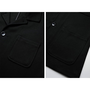WZIKAI Men's Casual Sport Coat Jacket Regular Fit Lightweight Suit Jacket for Men Black M