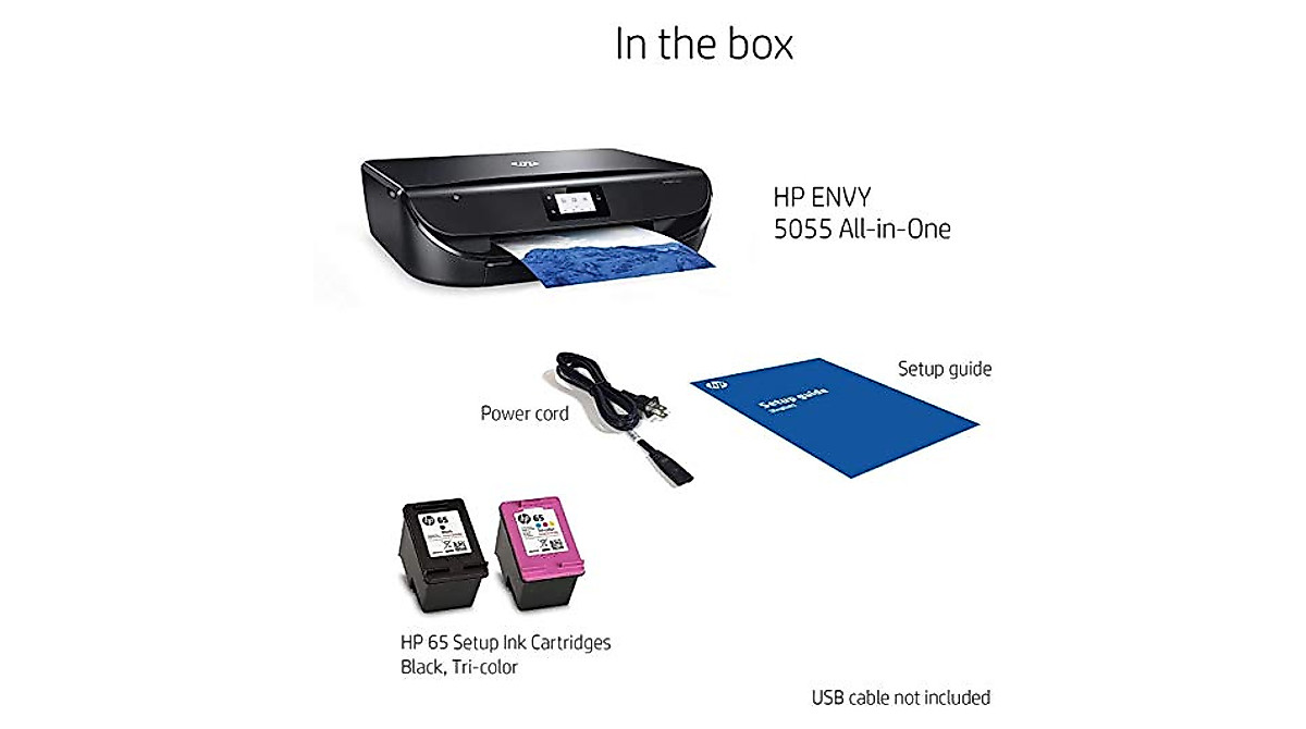 HP ENVY 5055 All-in-One Printer - Wireless & Alexa Compatible
