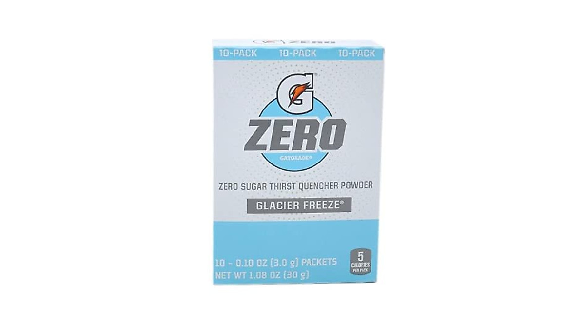 Gatorade G Zero Glacier Freeze Powder Sticks for Rapid Hydration