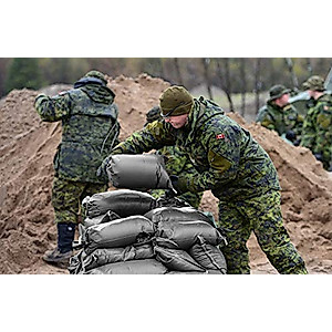 FAMI Empty Black Sandbags with Ties 16" x 25" - Woven Polypropylene Sand Bags, Sandbags for Flooding, Sand Bags Flood Protection(10 Bags)