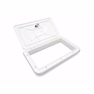 THETFORD|B&B Molders RV Replacement Parts and Accessories RV Camper Multi-Purpose Access Hatch Polar White PN 94314