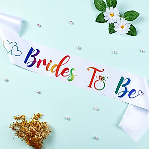 Lesbian Bachelorette Party Decorations, Brides To Be Balloons, LGBTQ Bachelorette Party Decorations, Lesbian Wedding Engagement Decorations Mrs & Mrs Bridal Shower