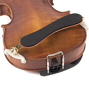 VIVA LA MUSICA A90G-D 3/4-4/4 Shoulder Rest for 4/4 Violin "VLM Augustin Diamond", Gold Hardware