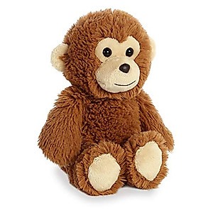 Aurora World 8" Plush Monkey Toy Figure - Soft, Fluffy, and Brown
