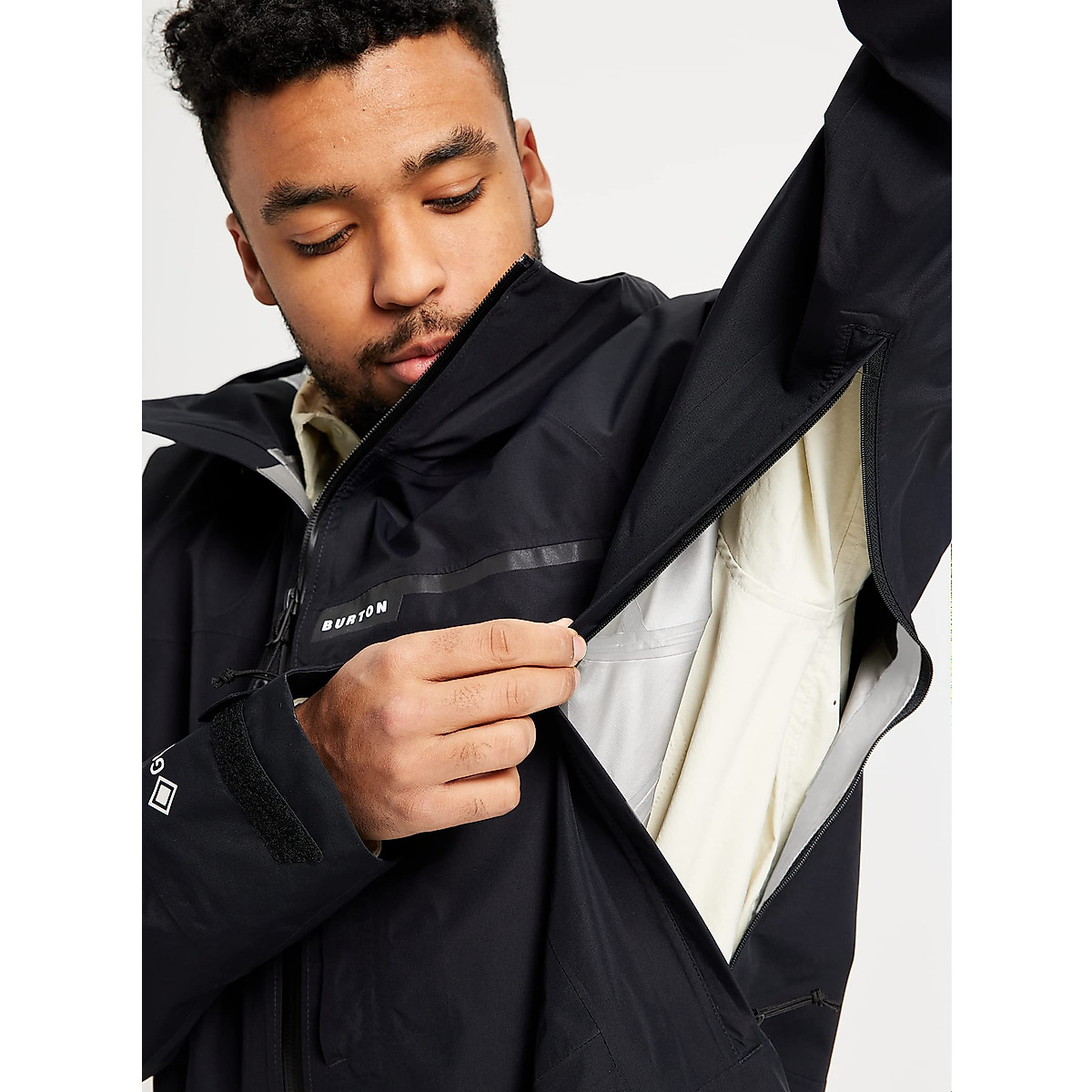 Burton Men's Standard Veridry Gore-TEX Rain Jacket, True Black, Large