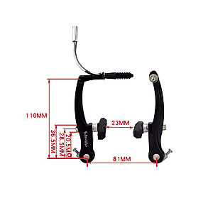 UPANBIKE Road Bike Brake Calipers Alloy V-Brake Calipers Set for Road Bicycle Mountain Bike 1 Pair (Front+Rear)