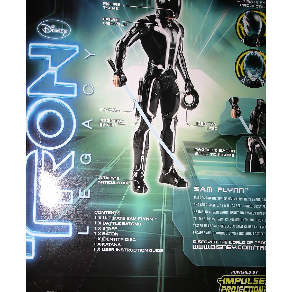 TRON Legacy Sam Flynn Ultimate 12-Inch Action Figure