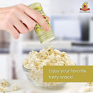 Benson’s - Table Tasty Salt Substitute, Salt-Free Gourmet Popcorn Seasoning, No Sodium, No Potassium Chloride, No MSG, Gluten Free, 3oz Bottle With Shaker Top